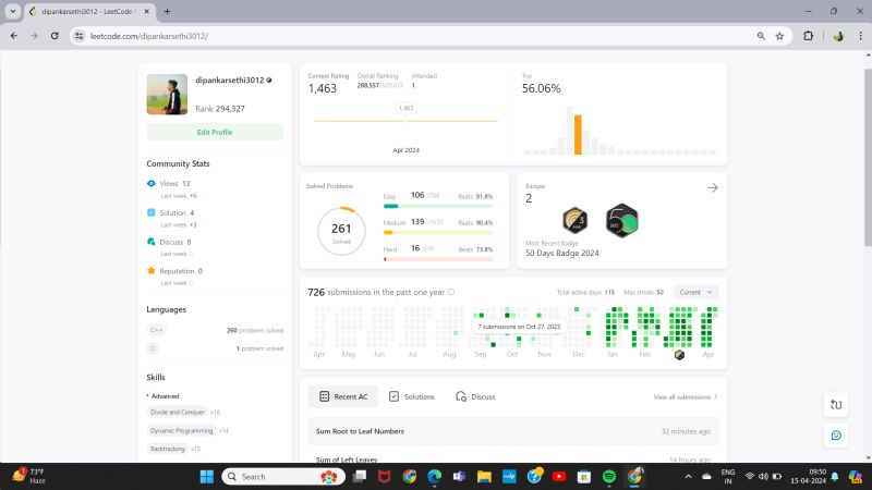 Dipankar Sethi on LinkedIn: #codingjourney #cplusplus #leetcode # ... Dipankar Sethi on LinkedIn: #codingjourney #cplusplus #leetcode # ...
