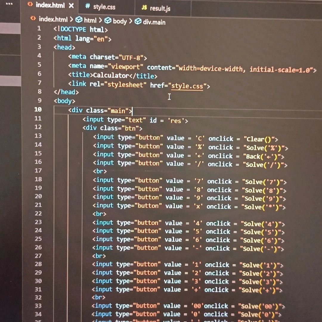 Vipin Chauhan on LinkedIn: calcy project using basic tools of html css ... Vipin Chauhan on LinkedIn: calcy project using basic tools of html css ...