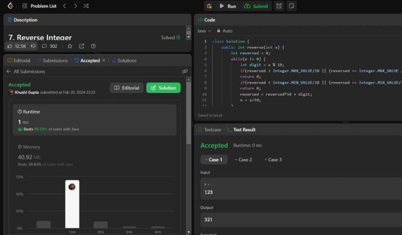 Khushi Gupta on LinkedIn: #30daysofcode #codingchallenge #leetcode # ... Khushi Gupta on LinkedIn: #30daysofcode #codingchallenge #leetcode # ...