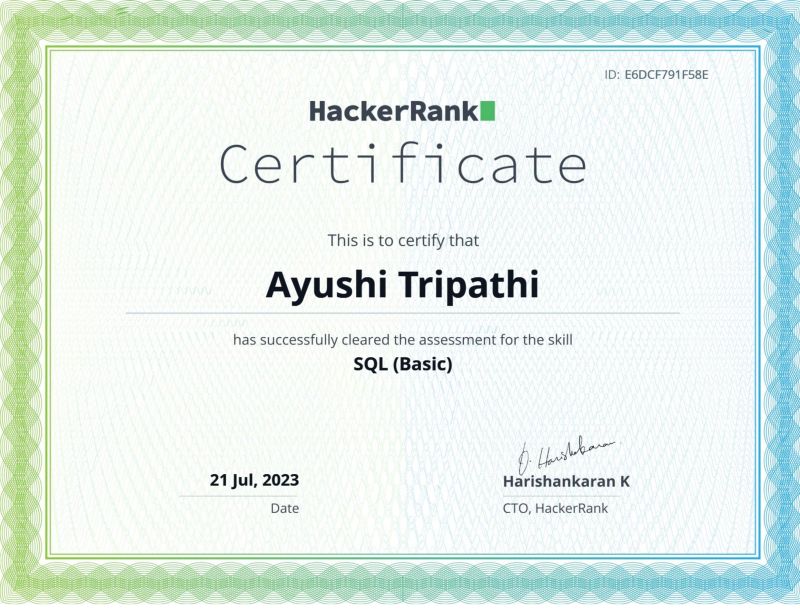 Ayushi Tripathi on LinkedIn: Ayushi Tripathi on LinkedIn: