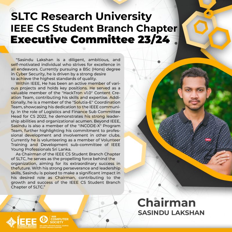 Sasindu Lakshan on LinkedIn: #sltcieee #sltcieeecs Sasindu Lakshan on LinkedIn: #sltcieee #sltcieeecs