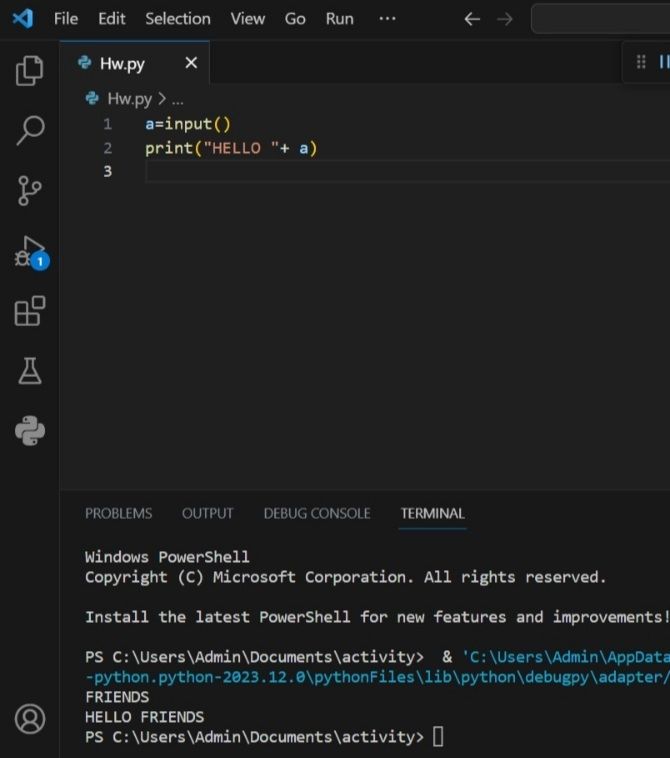 Anusuya B on LinkedIn: #python #learningpython #pythonbeginner # ... Anusuya B on LinkedIn: #python #learningpython #pythonbeginner # ...