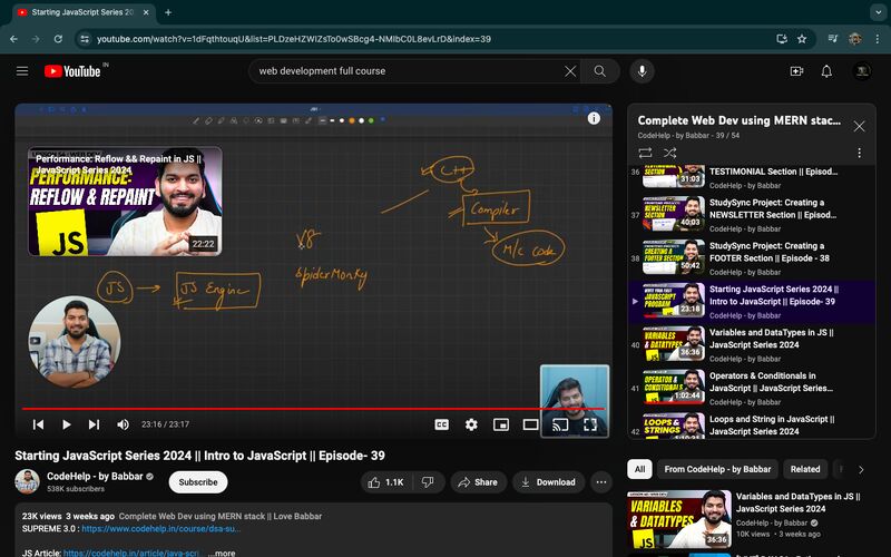Attended JavaScript lectures from Code Help | Hemant Issar posted on ... Attended JavaScript lectures from Code Help | Hemant Issar posted on ...