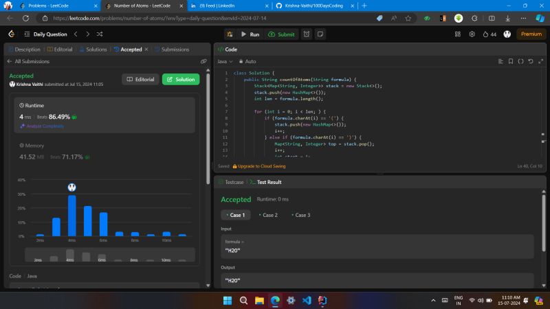Krishna Vaithi on LinkedIn: #100daysofcode #coding #leetcode # ... Krishna Vaithi on LinkedIn: #100daysofcode #coding #leetcode # ...