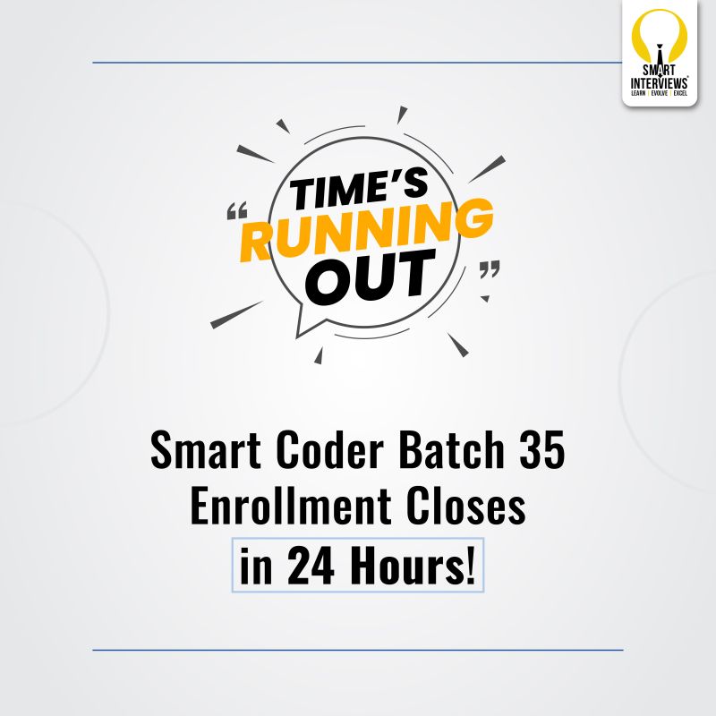 Smart Interviews on LinkedIn: #smartcoder #coding #codinglife #coder # ... Smart Interviews on LinkedIn: #smartcoder #coding #codinglife #coder # ...