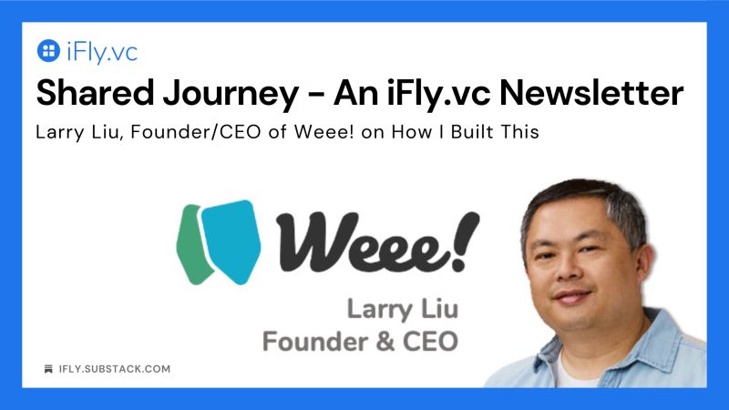 iFly.vc on LinkedIn: Shared Journey - An iFly.vc Newsletter iFly.vc on LinkedIn: Shared Journey - An iFly.vc Newsletter