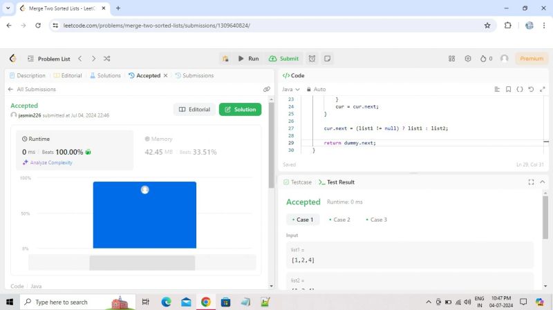 Jameema Jasmin M A on LinkedIn: #100daysleetcodechallenge #java #coding ... Jameema Jasmin M A on LinkedIn: #100daysleetcodechallenge #java #coding ...