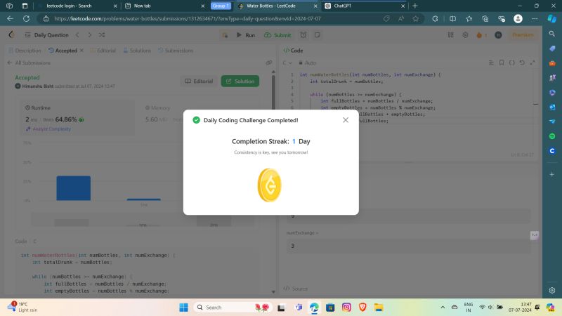 Himanshu Bisht on LinkedIn: #dsachallenge #leetcode #dayone # ... Himanshu Bisht on LinkedIn: #dsachallenge #leetcode #dayone # ...
