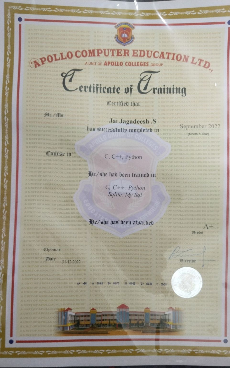 Jai Jagadeesh on LinkedIn: #certifiedcoder #c #cplusplus #python # ... Jai Jagadeesh on LinkedIn: #certifiedcoder #c #cplusplus #python # ...
