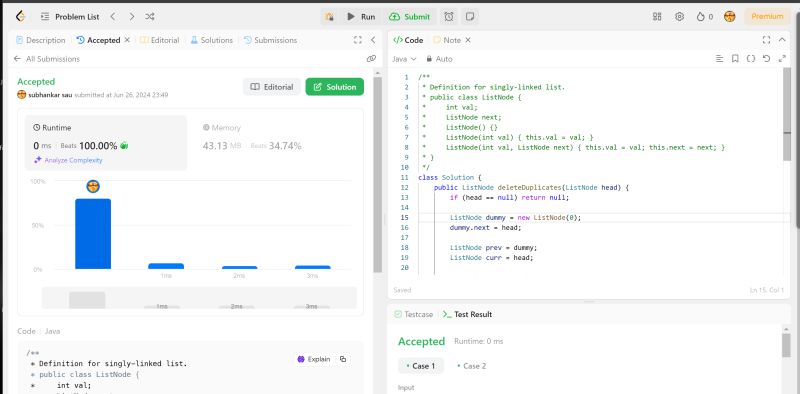 Subhankar Sahoo on LinkedIn: 🎯 100-Day LeetCode Challenge: Day 14 (27 ... Subhankar Sahoo on LinkedIn: 🎯 100-Day LeetCode Challenge: Day 14 (27 ...