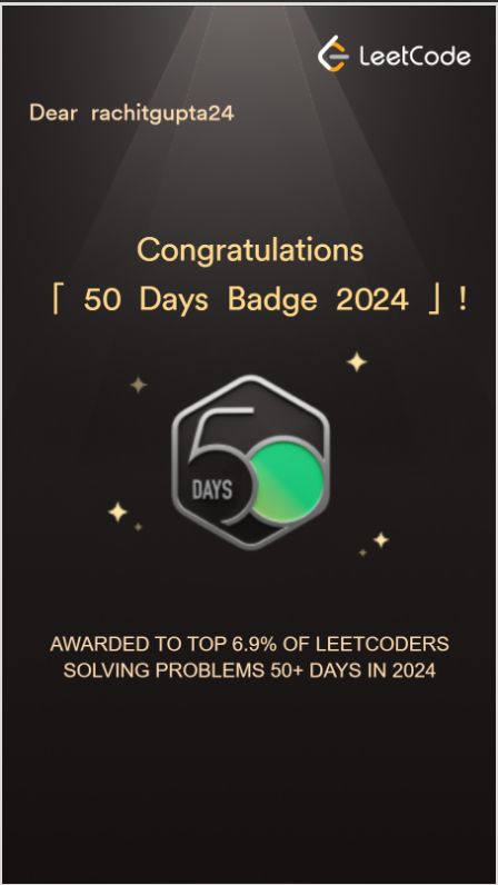 Rachit Gupta on LinkedIn: #leetcode #coding #achievementunlocked #top6 ... Rachit Gupta on LinkedIn: #leetcode #coding #achievementunlocked #top6 ...