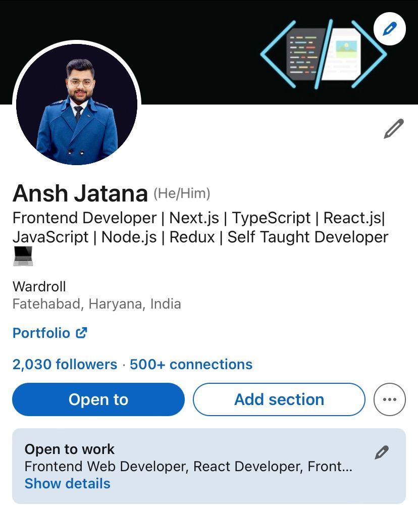 Ansh Jatana on LinkedIn: #linkedin #milestone Ansh Jatana on LinkedIn: #linkedin #milestone