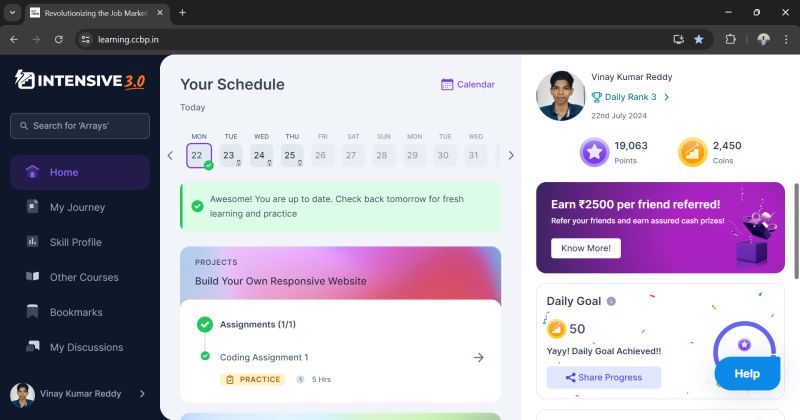 Vinay Kumar Reddy Chintakunta on LinkedIn: #ccbp #30daysofcode #nxtwave ... Vinay Kumar Reddy Chintakunta on LinkedIn: #ccbp #30daysofcode #nxtwave ...