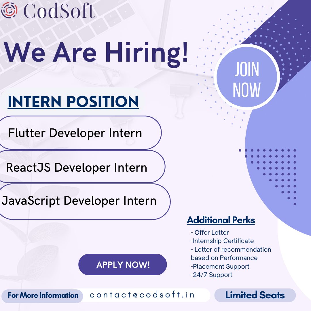 CodSoft on LinkedIn: #codsoft #codsoftinternship #ai #team #work # ... CodSoft on LinkedIn: #codsoft #codsoftinternship #ai #team #work # ...