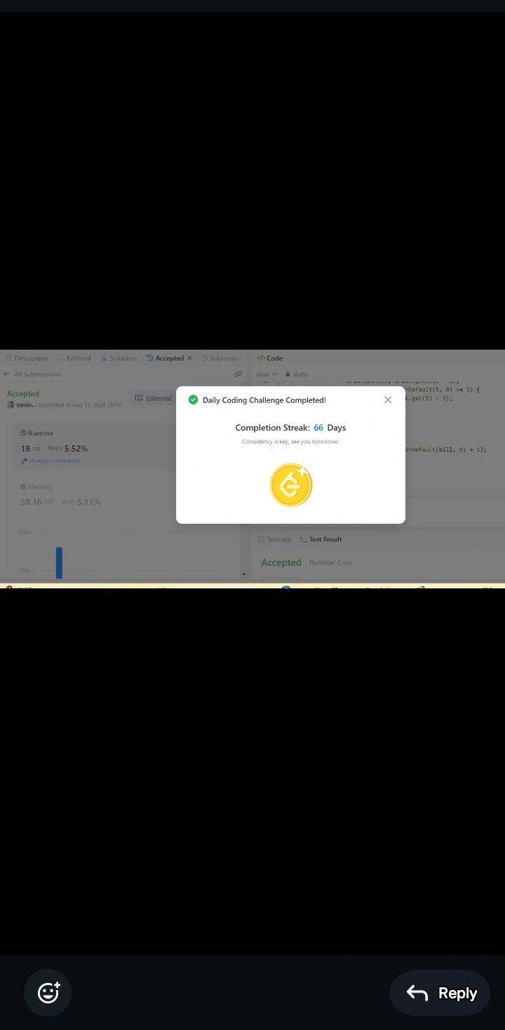 Sandeep Sharma on LinkedIn: #leetcodestreak2024 #coding #leetcode # ... Sandeep Sharma on LinkedIn: #leetcodestreak2024 #coding #leetcode # ...
