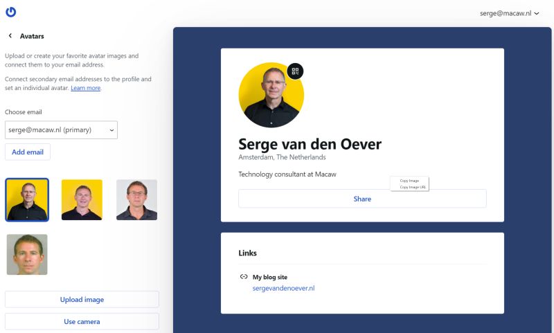 Serge van den Oever on LinkedIn: Had to update my Gravatar (https://www ... Serge van den Oever on LinkedIn: Had to update my Gravatar (https://www ...