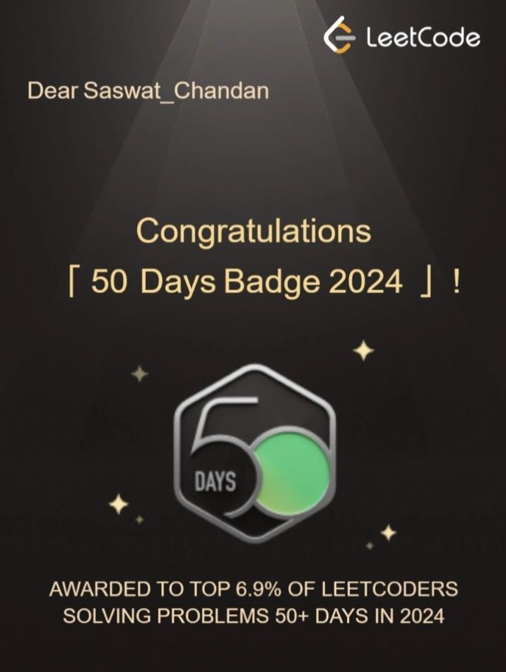 saswat chandan on LinkedIn: #leetcode #coding #50dayschallenge # ... saswat chandan on LinkedIn: #leetcode #coding #50dayschallenge # ...