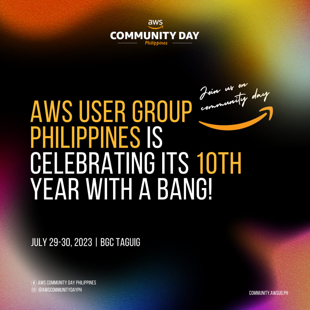 AWS Community Day Philippines on LinkedIn: Celebrating 10 years of AWS ... AWS Community Day Philippines on LinkedIn: Celebrating 10 years of AWS ...