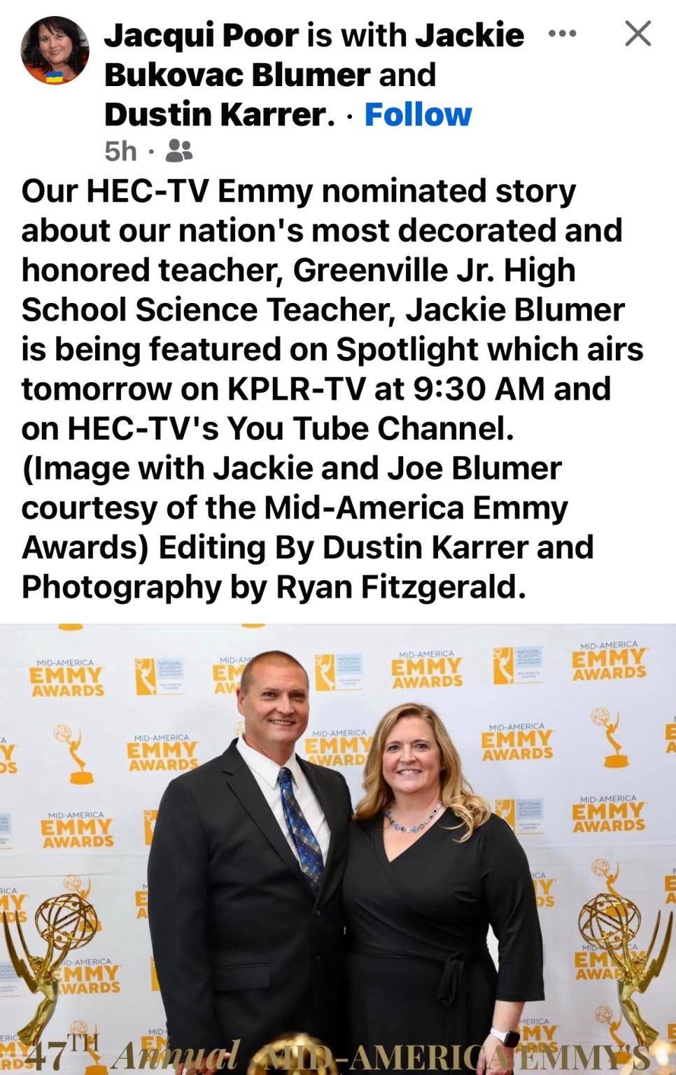 Joe Blumer on LinkedIn: This is my wife Jackie Blumer doing what she ... Joe Blumer on LinkedIn: This is my wife Jackie Blumer doing what she ...