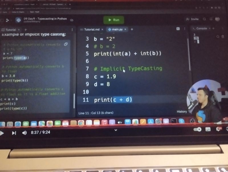 Shreya Thakur on LinkedIn: #100daysofcode #day9 #python #codewithharry Shreya Thakur on LinkedIn: #100daysofcode #day9 #python #codewithharry