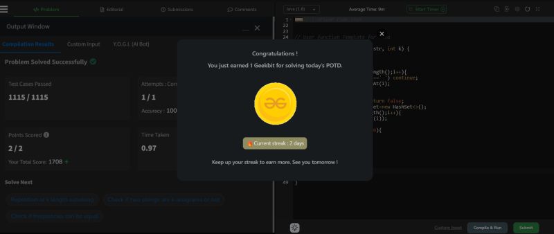 MANISH KUMAR on LinkedIn: #potd #gfg #dsa #geekstreak2024 #day2 #k MANISH KUMAR on LinkedIn: #potd #gfg #dsa #geekstreak2024 #day2 #k