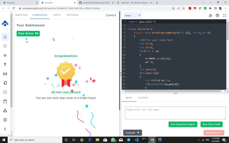 ANIKET KHANGAR on LinkedIn: #acciojob #leetcode #coding # ... ANIKET KHANGAR on LinkedIn: #acciojob #leetcode #coding # ...