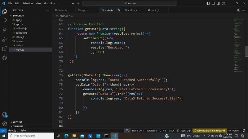 Muhammad Shafique on LinkedIn: 🚀 Promise function 💯🎉 In TypeScript, a ... Muhammad Shafique on LinkedIn: 🚀 Promise function 💯🎉 In TypeScript, a ...