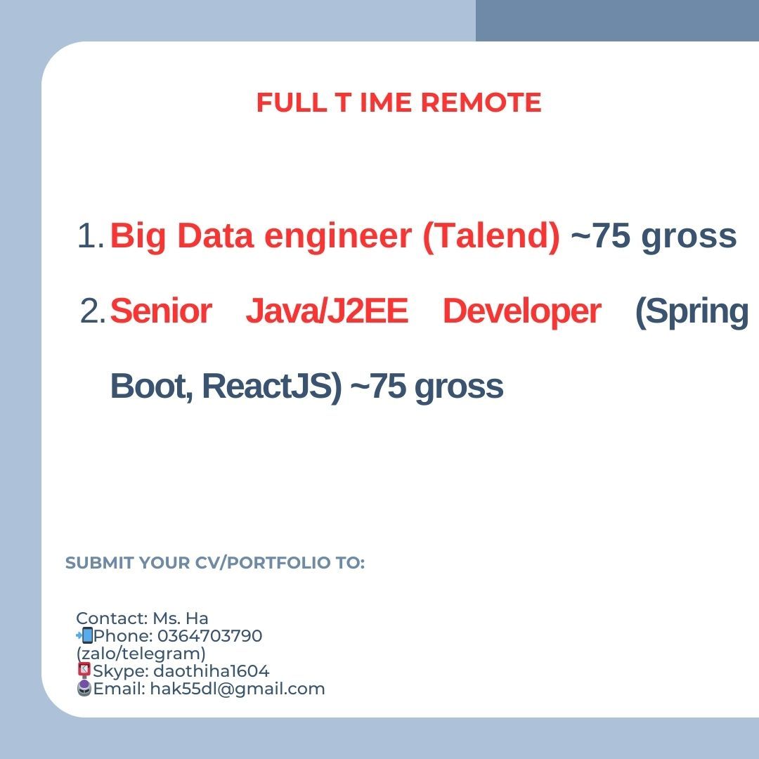 Ha Dao Thi on LinkedIn: #remote #data #hadoop #hive #apiintegration # ... Ha Dao Thi on LinkedIn: #remote #data #hadoop #hive #apiintegration # ...