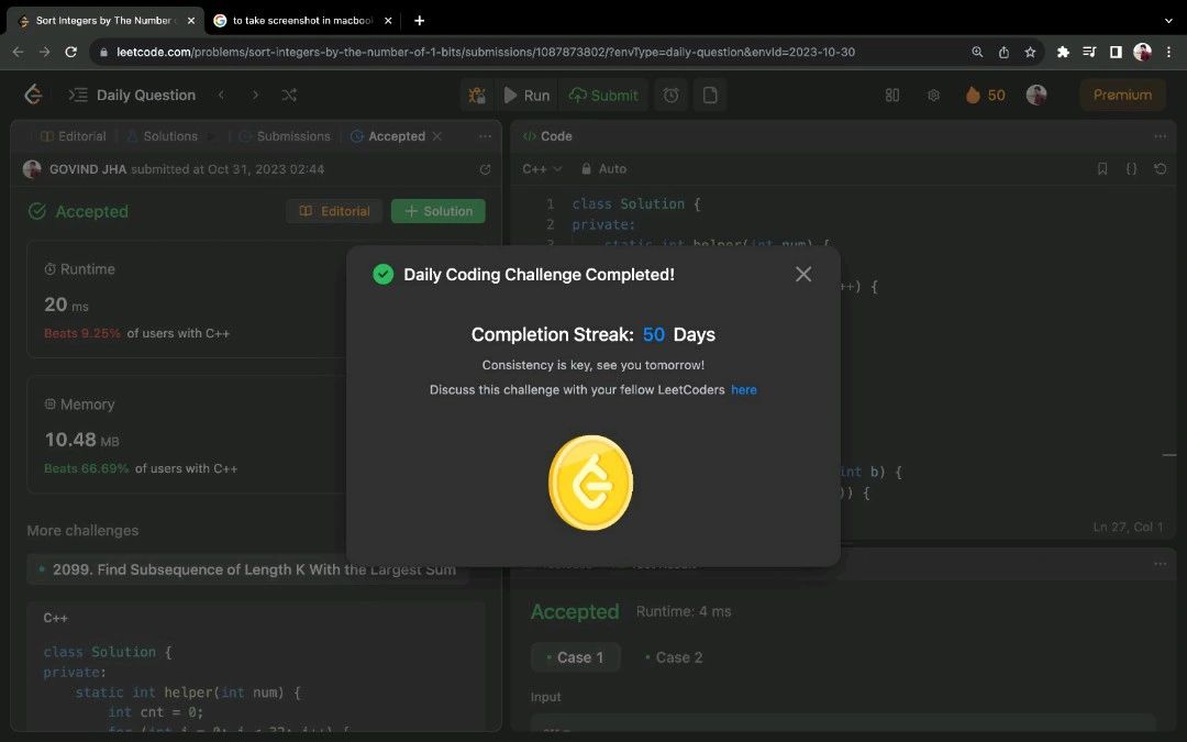 Govind Jha on LinkedIn: #leetcodestreak #leetcode Govind Jha on LinkedIn: #leetcodestreak #leetcode