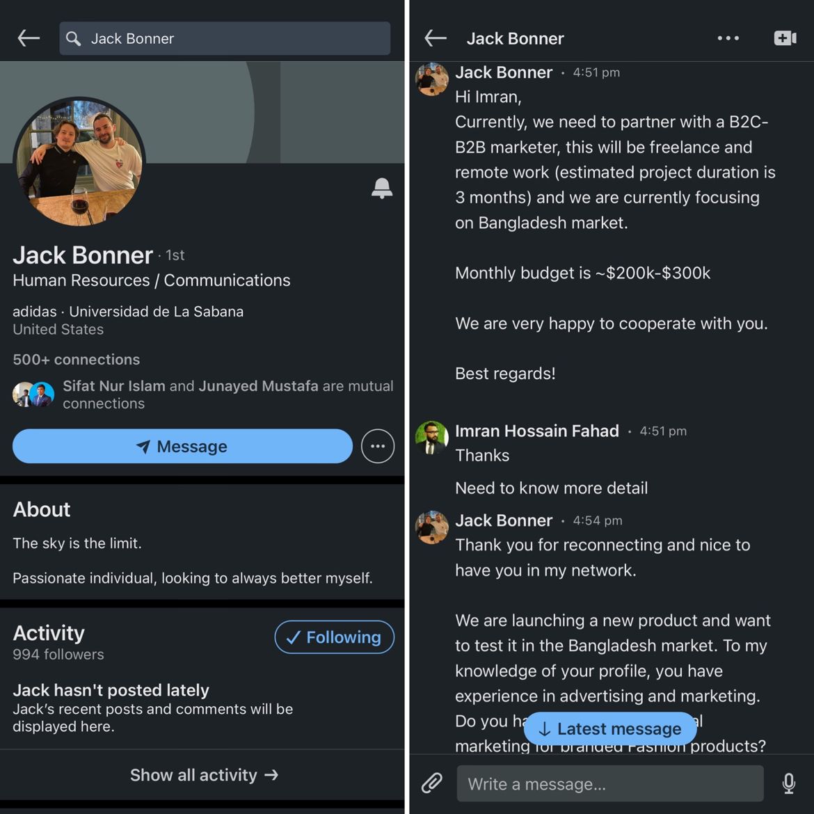 Imran Hossain Fahad on LinkedIn: #hacking #malware #fakerecruit # ... Imran Hossain Fahad on LinkedIn: #hacking #malware #fakerecruit # ...