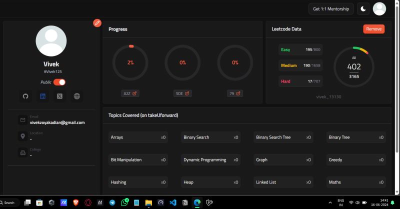 Vivek Kadian on LinkedIn: Starting the Striver A2Z DSA Sheet! Vivek Kadian on LinkedIn: Starting the Striver A2Z DSA Sheet!