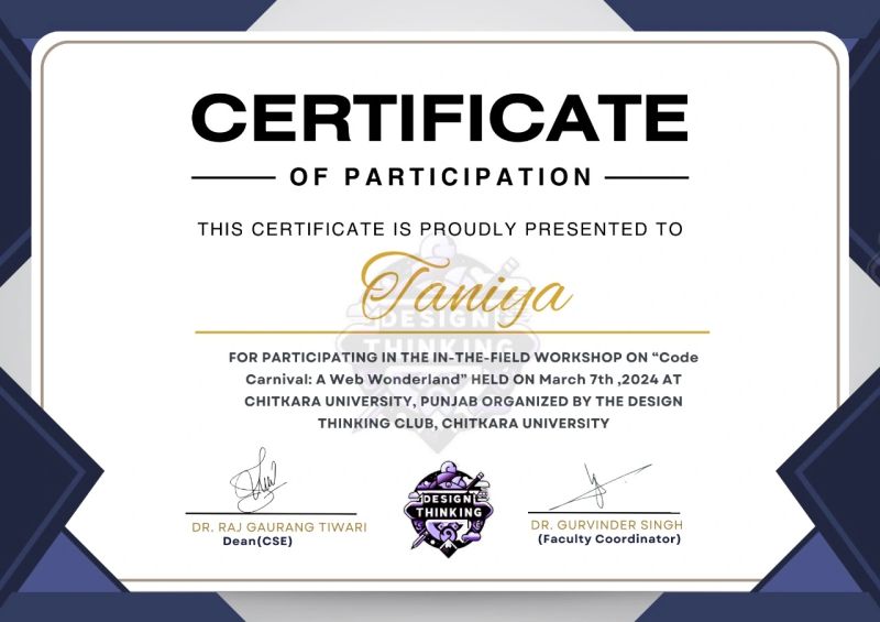 Taniya Goyal on LinkedIn: #codecarnival #webwonderland #webdevelopment ... Taniya Goyal on LinkedIn: #codecarnival #webwonderland #webdevelopment ...