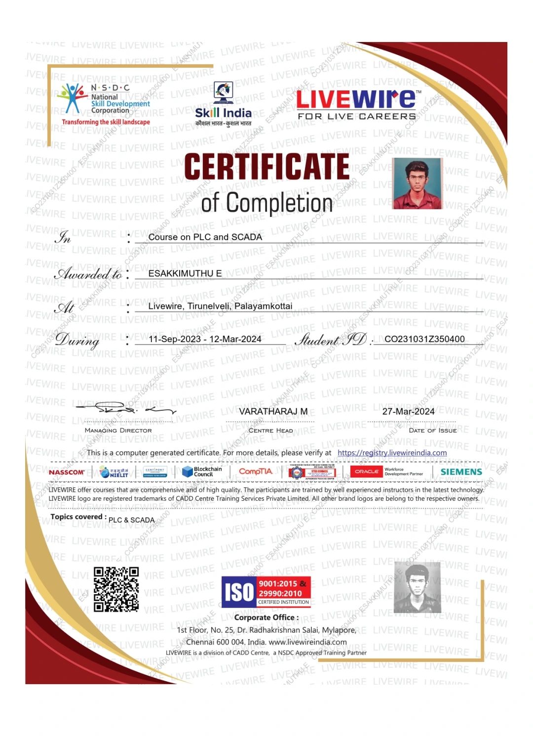 Esakki Muthu on LinkedIn: Happy to say this successfully completed my ... Esakki Muthu on LinkedIn: Happy to say this successfully completed my ...