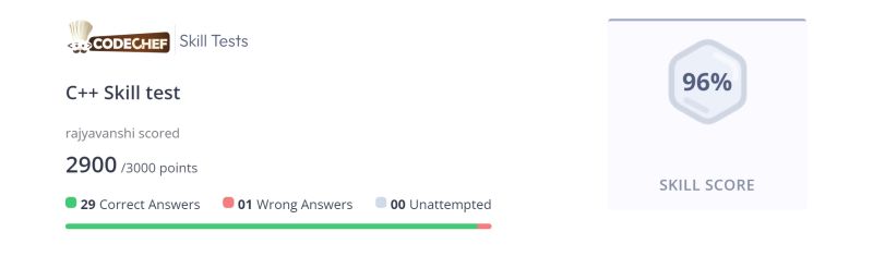 Suraj Prakash on LinkedIn: #cpp #coding #codechef #learningjourney # ... Suraj Prakash on LinkedIn: #cpp #coding #codechef #learningjourney # ...