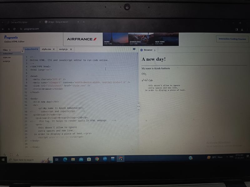 Ayush Ambasta on LinkedIn: #webdevelopment #html #coding #programming # ... Ayush Ambasta on LinkedIn: #webdevelopment #html #coding #programming # ...