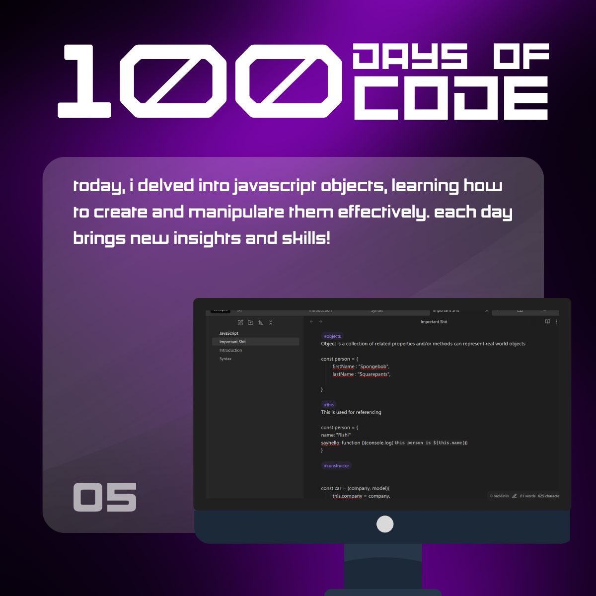 Rishi Gupta on LinkedIn: #100daysofcode #javascript #coding # ... Rishi Gupta on LinkedIn: #100daysofcode #javascript #coding # ...