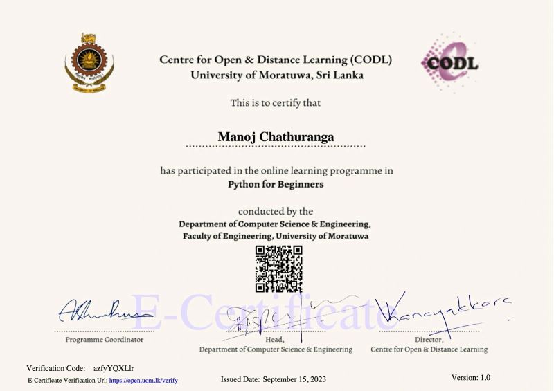 Manoj Chathuranga on LinkedIn: #python #pythonprogramming #coding #codl ... Manoj Chathuranga on LinkedIn: #python #pythonprogramming #coding #codl ...
