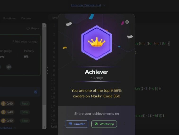 Anshu Kondawar on LinkedIn: #achievementunlocked #codingninjas # ... Anshu Kondawar on LinkedIn: #achievementunlocked #codingninjas # ...