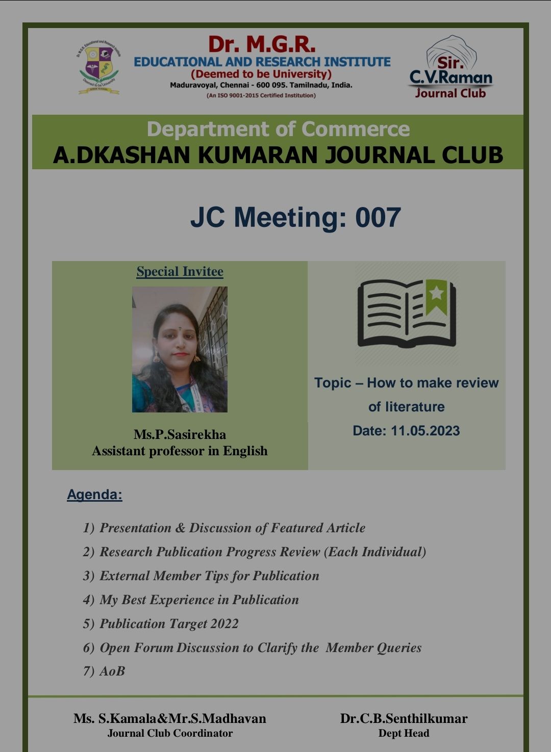 sasirekha sridharan on LinkedIn: Review of Literature presentation sasirekha sridharan on LinkedIn: Review of Literature presentation