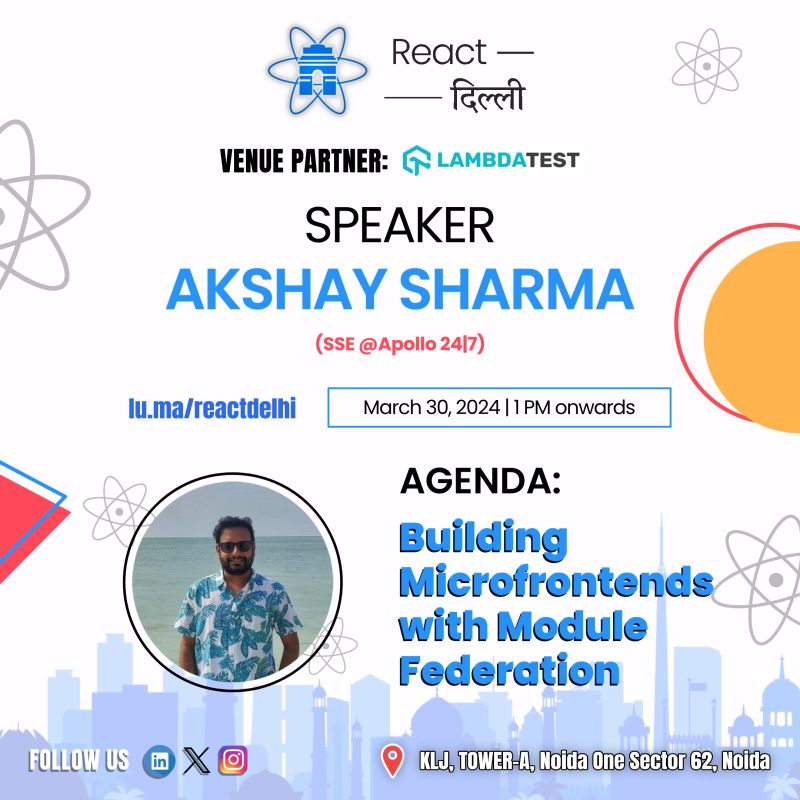 React Delhi on LinkedIn: #reactdelhi #reactjs #reactheroes # ... React Delhi on LinkedIn: #reactdelhi #reactjs #reactheroes # ...