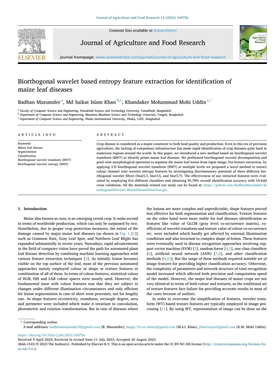 Khandaker Mohammad Mohi Uddin on LinkedIn: #elsevier #q1 #research Khandaker Mohammad Mohi Uddin on LinkedIn: #elsevier #q1 #research