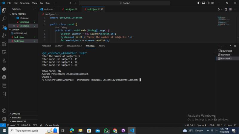 Vaibhav Bhatt on LinkedIn: #java #internship #cosoft #coding #learning Vaibhav Bhatt on LinkedIn: #java #internship #cosoft #coding #learning