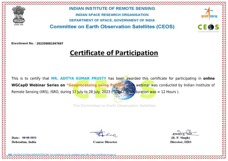 Aditya Kumar Prusty on LinkedIn: #connections #geoprocessing #python # ... Aditya Kumar Prusty on LinkedIn: #connections #geoprocessing #python # ...