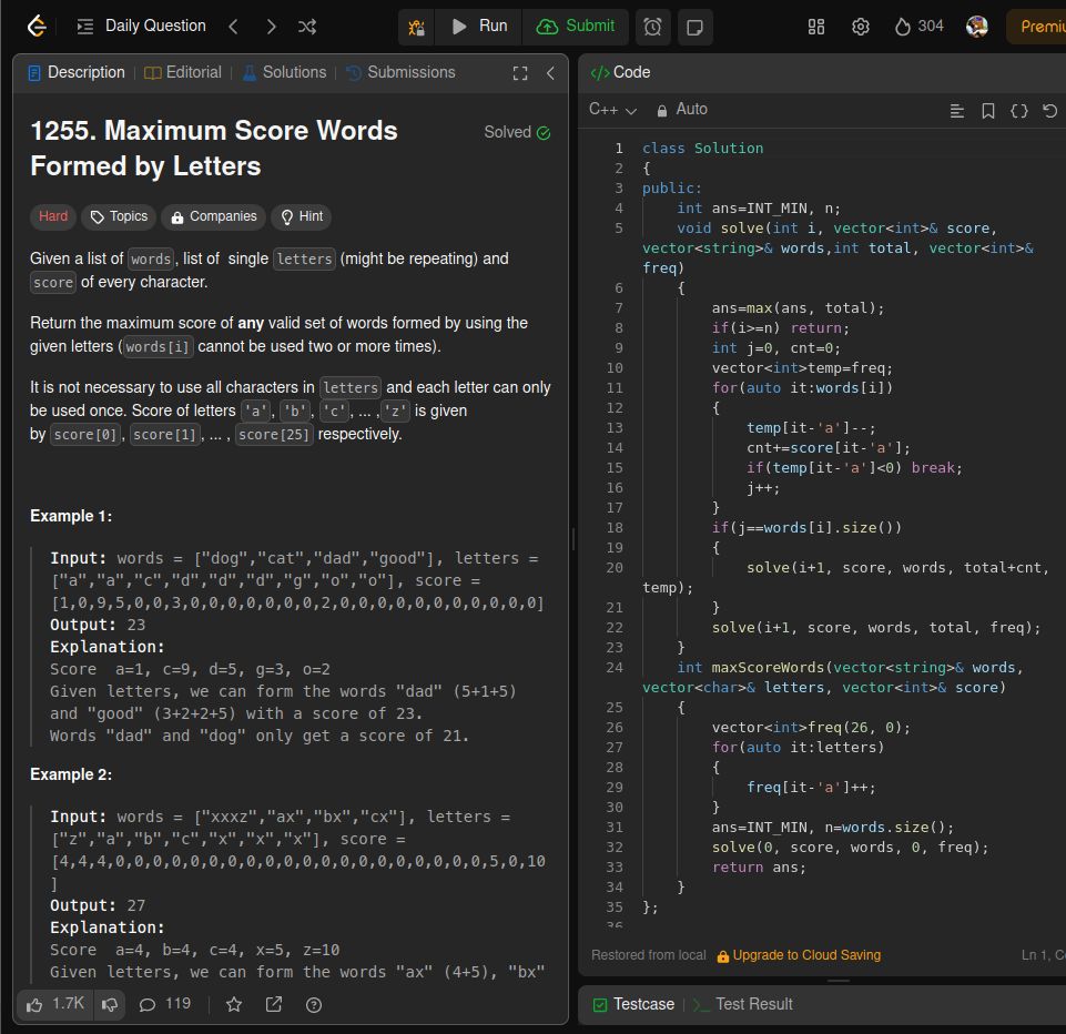Ahmadul Hasan on LinkedIn: #leetcode #backtracking Ahmadul Hasan on LinkedIn: #leetcode #backtracking