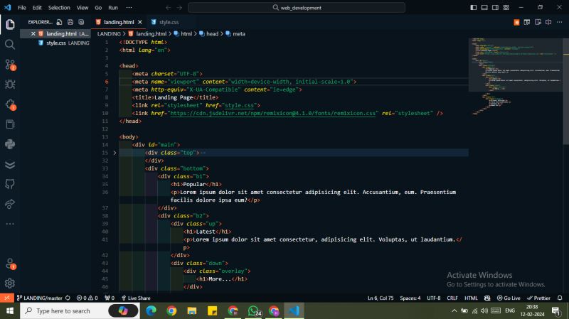 Harij Banu J on LinkedIn: #webdevelopment #html #css #internshipproject ... Harij Banu J on LinkedIn: #webdevelopment #html #css #internshipproject ...