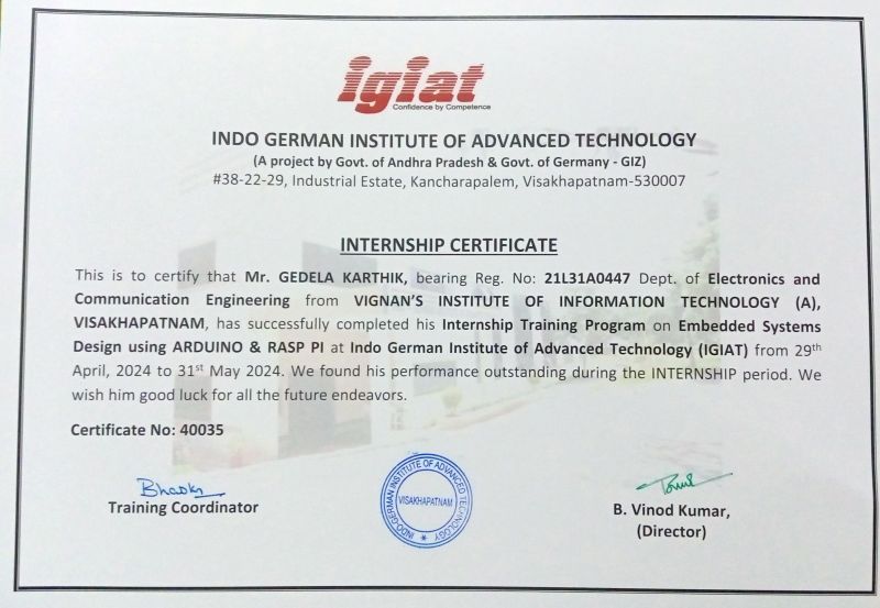 Gadela karthik g on LinkedIn: I am thrilled to announce that I have ... Gadela karthik g on LinkedIn: I am thrilled to announce that I have ...
