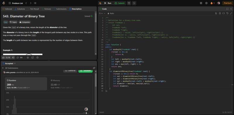 Robin Poonia on LinkedIn: #leetcode #binarytree #codingchallenge # ... Robin Poonia on LinkedIn: #leetcode #binarytree #codingchallenge # ...