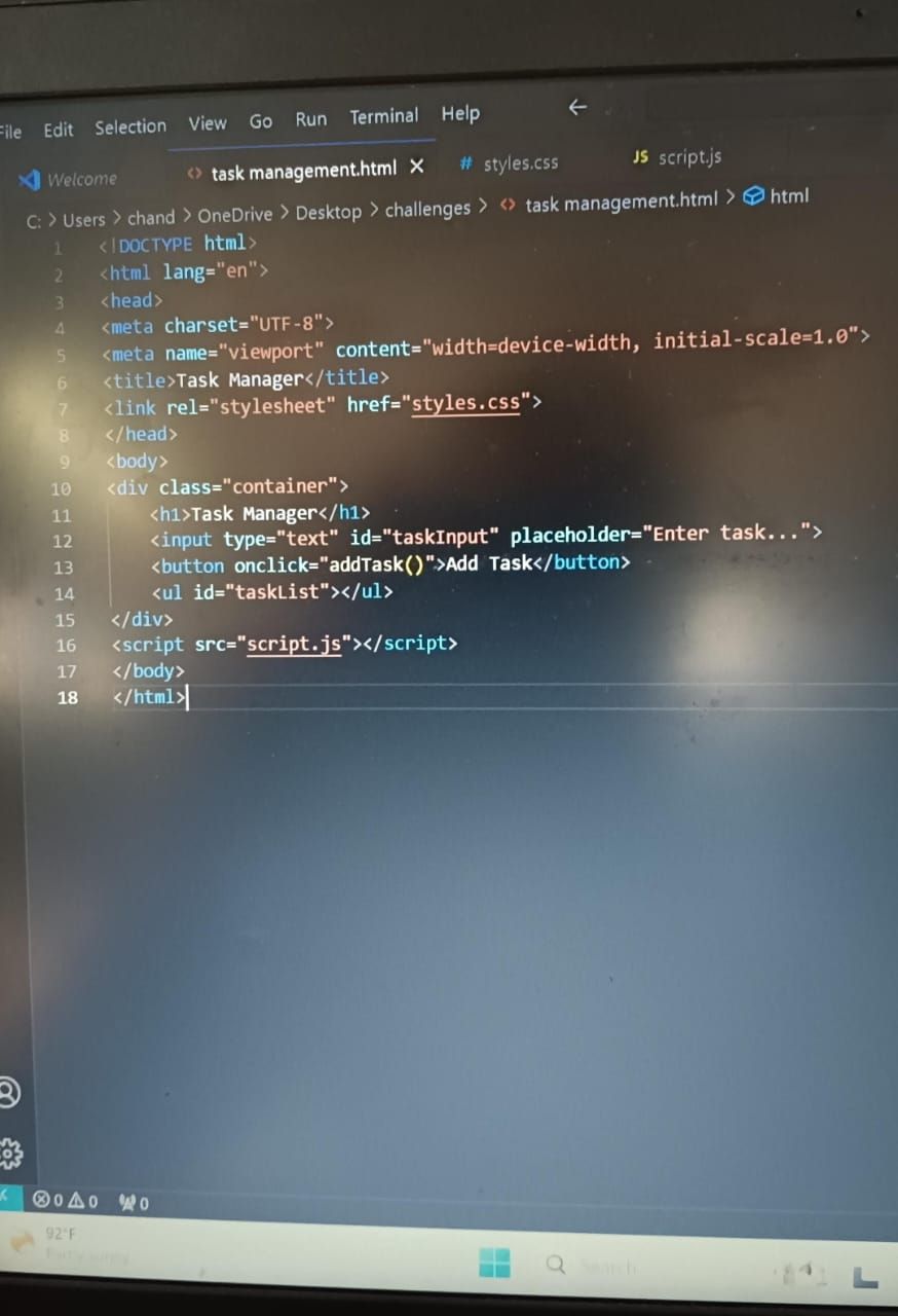 Kilaru Chandrika on LinkedIn: #day #task #fullstackdeveloper #html5 # ... Kilaru Chandrika on LinkedIn: #day #task #fullstackdeveloper #html5 # ...