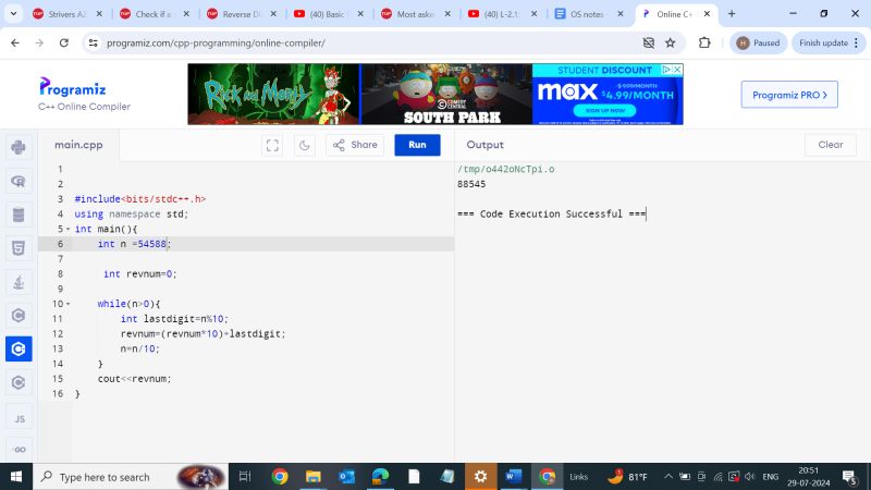 Mohammed Abdul Mansoor on LinkedIn: Reverse Digits of A Number Mohammed Abdul Mansoor on LinkedIn: Reverse Digits of A Number