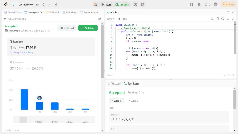 Arpit Mittal on LinkedIn: #codingchallenge #leetcode #programming ... Arpit Mittal on LinkedIn: #codingchallenge #leetcode #programming ...